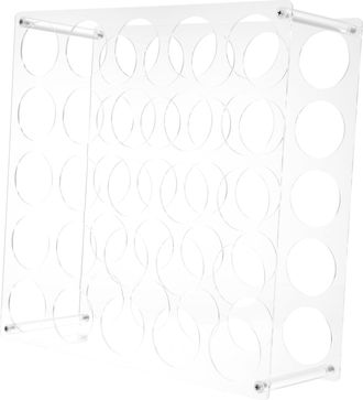 Angoily Vinyl Roll Regal aus Transparentem Leichtem Robustem Material Praktischer Tisch Vinylrollenhalter für Craft Organizer Multifunktionale Aufbewahrung vo