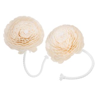 IFUNDOM 2 St&uuml;ck Austauschbare Duftblume f&uuml;r &Auml;therische &Ouml;le mit Baumwollseil K&uuml;nstliche Blumen Kopf Diffuser f&uuml;r Innenraum Nat&uuml;rlicher Aromaverteiler Minimalis