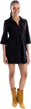 Marella Femme, Robes, Noir, Taille: 38 FR Robe Chemise Courte
