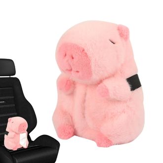 Generico Capibara Taschentuchhalter f&uuml;r Auto, dekorativer Taschentuch-Organizer mit Cartoon-Muster, Spender und Aufbewahrung f&uuml;r Papier, f&uuml;r Schlafzimmer, B&uuml;ro