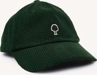 Faguo Casquette en velours vert sapin - CAP