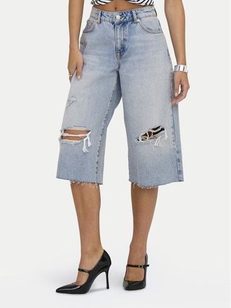 Only Jeansshorts Cobain 15349183 Blau Loose Fit