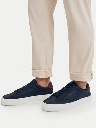 Tommy Hilfiger Sneakers Premium Dress Cupsole Lth FM0FM05572 Dunkelblau