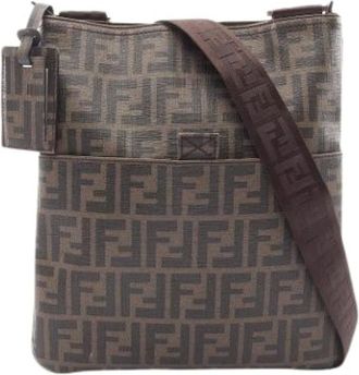 Fendi Sac bandouli&egrave;re vintage Pre-owned - Femme - Pre-owned - Brun - Taille: ONE Size