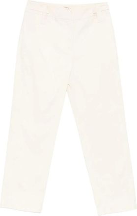 Liu Jo Femme, Pantalons, Beige, Taille: 42 FR Straight Pantalons