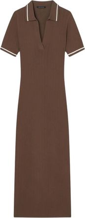 A|X Armani Exchange Femme, Robes, Brun, Taille: 36 FR Long Technical Dress
