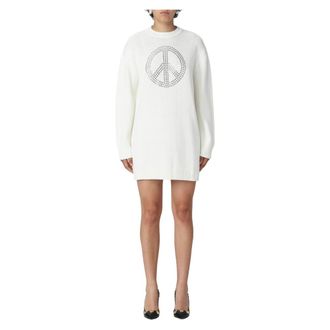 Moschino Atemberaubendes Strickkleid f&uuml;r Frauen - - Dresses - Damen - Wei&szlig; - S