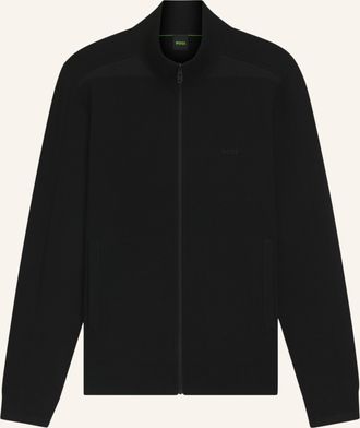 HUGO BOSS Strickjacke Kn_League Fz Regular Fit schwarz