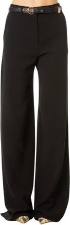 Max Mara Amico Pantalon Large - Femme - Pantalons - Noir - Taille: 40 FR