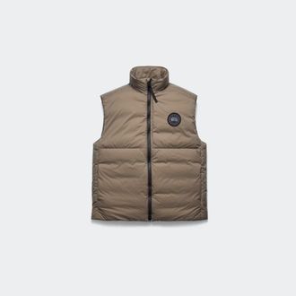 Canada Goose Lodge Weste - Black Label (M&auml;nnlich, Taupe Grey, L)