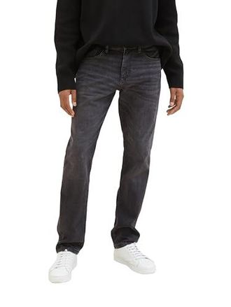 Tom Tailor 1042340 Jean Josh Regular Slim, 10250-used Dark Stone Black Denim, 33W / 32L Homme
