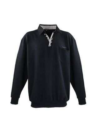 Lavecchia Sweatshirt Lavecchia Herren Sweatshirt LV-602 (Anthrazit-Grey, 8XL) Polo Langarmshirt