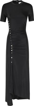 Paco Rabanne Femme, Robes, Noir, Taille: 34 FR Longue Robe Drap&eacute;e