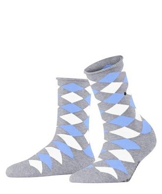 Burlington Sandy W Sso coton fantaisie 1 paire, Chaussettes Femme, Gris Arctic Melange 3221, 36-41