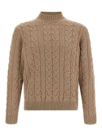 Zanone Pull Col Roul&eacute; - Beige