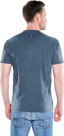 Engbers T-Shirt Herren Henley T-Shirt mit Knopfleiste, Indigoblau