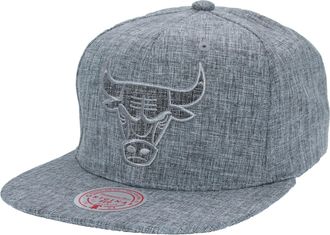 Mitchell & Ness NBA Snapback Flat Visor Chicago Bulls. Grey