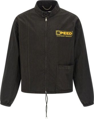 Maison Margiela Homme, Vestes, Gris, Taille: XL Veste de sport style vintage