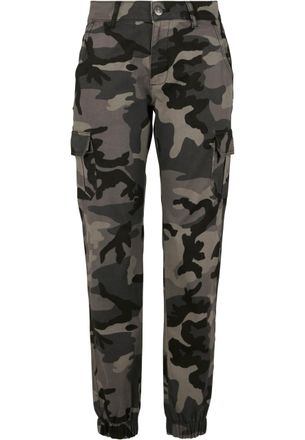 Urban Classics Damen Ladies High Waist Camo Cargo Pants Hose, Mehrfarbig (Dark 00784), W(Herstellergr&ouml;&szlig;e: 26)