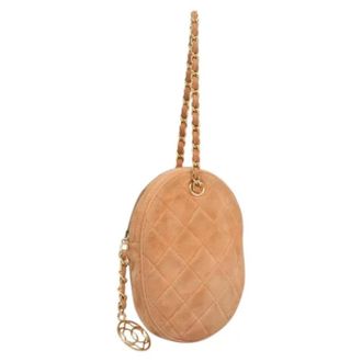 Chanel Pre-owned Daim sacs-main - Femme - Pre-owned - Orange - Taille: ONE Size