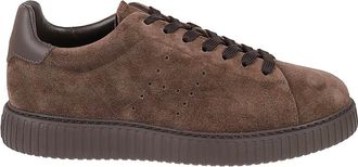 Hogan Homme, Chaussures, Brun, Taille: 42 1/2 EU Baskets H-Stripes
