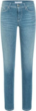 Cambio Einfarbige Erwachsenen-Panty - - Jeans - Damen - Blau - W32