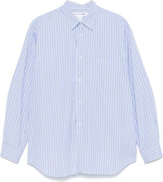 Comme Des Gar&ccedil;ons Gestreiftes Hemd - Blau