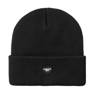 Carhartt Work in Progress unisex, Accessoires, Noir, Taille: ONE Size Bonnet Coeur Petit