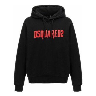 Dsquared2 Horror Logo Schwarzer Hoodie