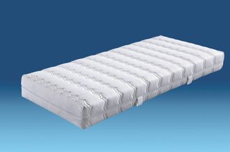 Hn8 Schlafsysteme Hn8 Belvedere Tonnentaschenfederkern-Matratze 7 Zonen TTFK+ Kaltschaum mit waschbarem Bezug - Gr&ouml;sse 90x200 - H&auml;rtegrad H4