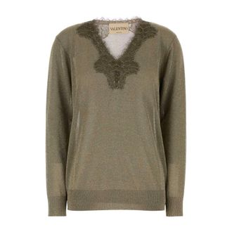 Valentino Garavani Maglia | Uni - - Knitwear - Damen - Gr&uuml;n - M