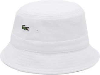 Lacoste Homme, Accessoires, Blanc, Taille: S Bob Piqu&eacute;