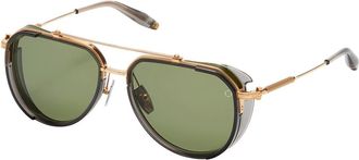 Akoni unisex, Accessoires, Jaune, Taille: 59 MM Echo Lunettes de soleil