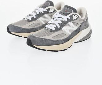 New Balance Suede and Fabric Sneakers 990 with Contrasting Logo size 37,5