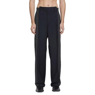 Maison Margiela Two-tone Wool Trousers