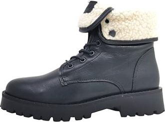 Palpa Chaussures pour femme - Bottes &agrave; lacets - Noires - Loisirs, Noir, 36 EU
