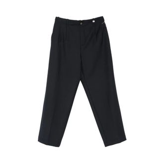 Myths Weit geschnittene Hose mit Bundfalten - - Trousers - Herren - Blau - S
