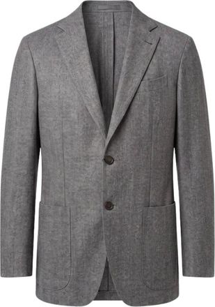 Corneliani Blazer &agrave; un bouton - Homme - Vestes - Gris - Taille: M