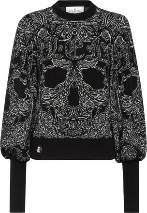 Philipp Plein Damen, Strickwaren, Schwarzk, SGr&ouml;&szlig;e