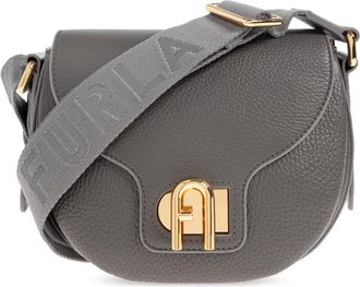 Furla Femme, Sacs, Gris, Taille: ONE Size Sac à bandoulière Lotus Mini