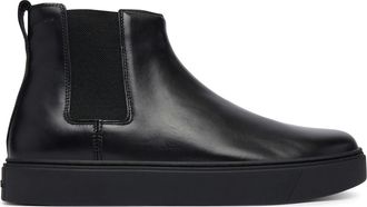 Calvin Klein Klassische Stiefeletten Calvin Klein Hybrid Clean Chelsea Wax Lth HM0HM02253 Schwarz