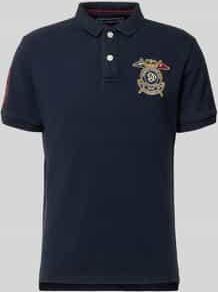 Superdry Regular Fit Poloshirt mit Label-Patches