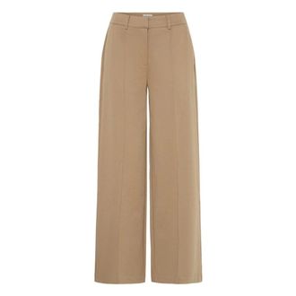Ichi Ichi, Femme, Pantalons, Beige, Taille: 40 FR Kate Sus Office Wide Pants