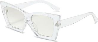 Generic Lunettes De Soleil Conduite &Agrave; Monture Large For Hommes Et Femmes, For Les Vacances En Plein Air, Le Shopping(Clear)