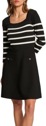 Morgan Kleid, Schwarz/Elfenbein, Small