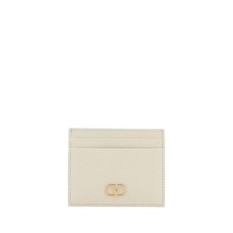 Valentino Garavani Femme, Accessoires, Blanc, Taille: ONE Size Porte-cartes de luxe VLogo