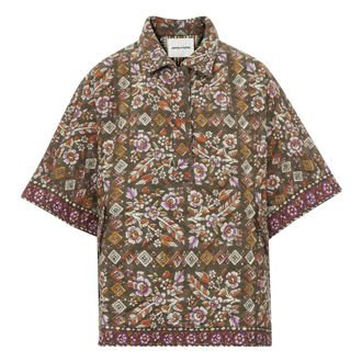 Antik Batik Poncho Matelass&eacute; Flora Antik Batik