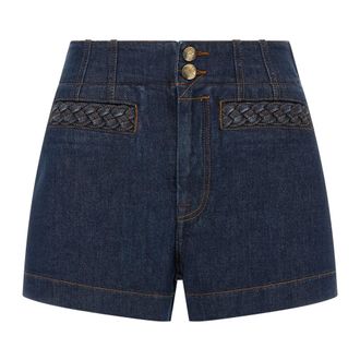 Zimmermann Damen, Shorts, Blau, LGr&ouml;&szlig;e