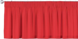 Dekoria Kurzgardine mit Kr&auml;uselband Schal Gardine Dekoschal 260 x 40 cm rot