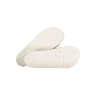 Calvin Klein Logo-Embroidered Slipper - White